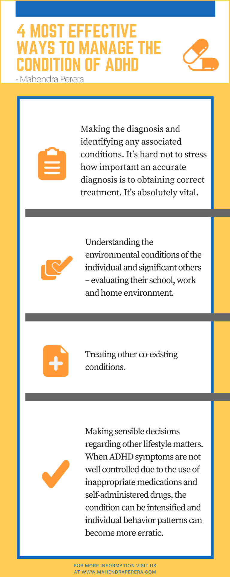 Dr Mahendra Perera – 4 Most Effective Ways to Manage the Condition of ADHD